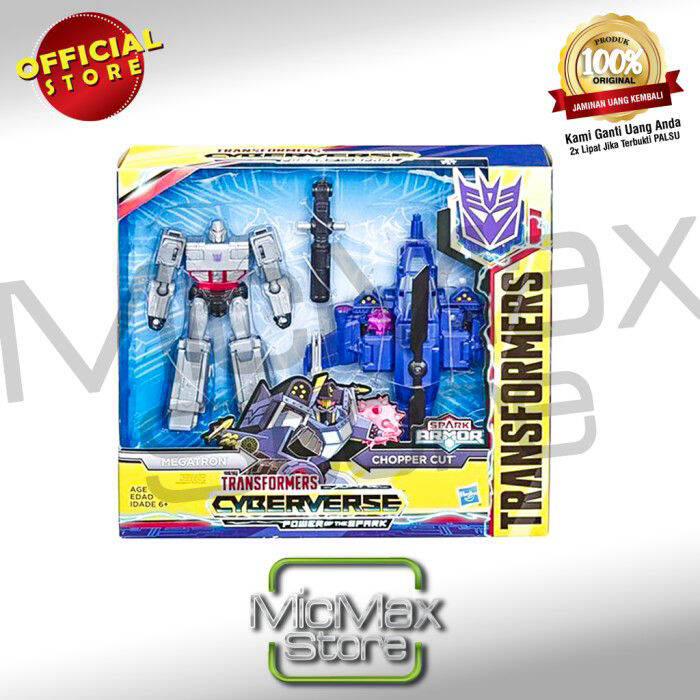 Transformers Cyberverse Spark Armor Chopper Cut Megatron | Lazada Indonesia