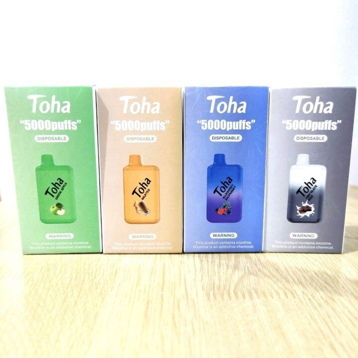 Toha 5000 Puff 5 C Type Disposable Vape Pod Devi00 | Lazada PH