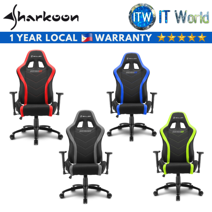 Itw | Sharkoon Skiller SGS2 Gaming Chair (Red | Blue | Green | Grey ...