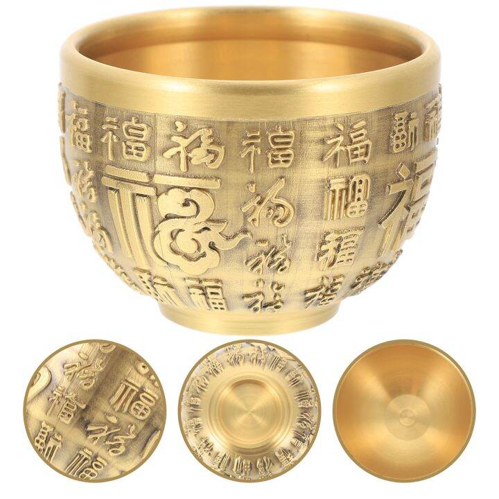 Original Spot Bowl Treasure Basin Chinese Offering Decor Lucky Feng ...