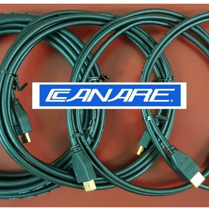 Canare สาย HDMI คุณภาพสูง Canare High Speed HDMI Cable ยี่ห้อ Canare #HDMI CABLE | Lazada.co.th