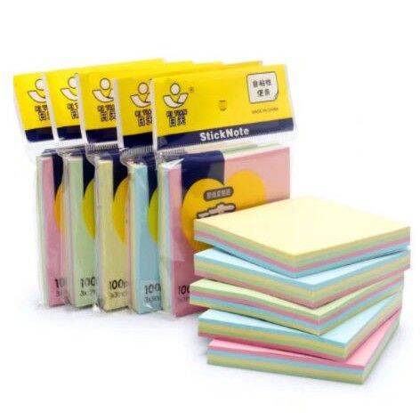 Sticky note Memo Pad 100 sheets | Lazada PH