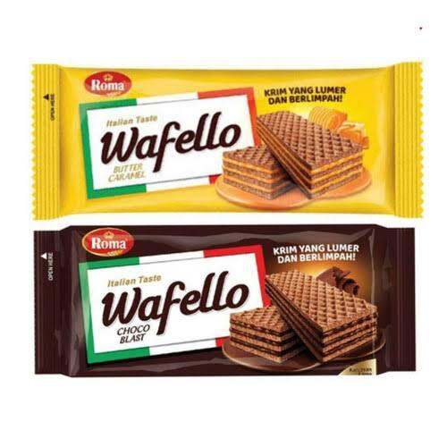 Snack Wafer Roma Wafello Cemilan Waffer Murah dan Enak wafelo | Lazada ...
