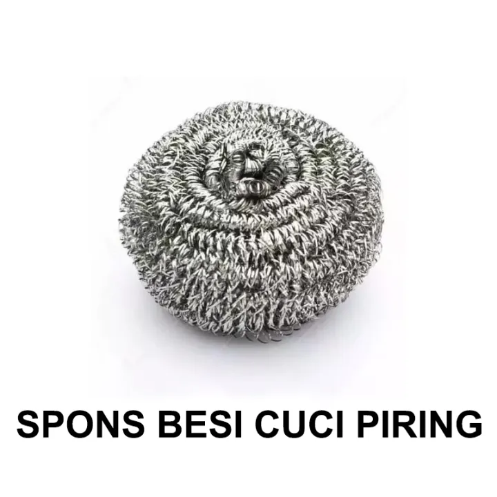Spon cuci stainless steel wool / Grenjeng cuci kawat besi clean ball ...