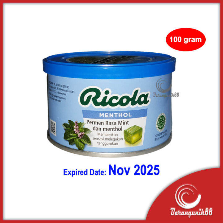 Ricola Menthol Drum 100gr Permen Original | Lazada Indonesia
