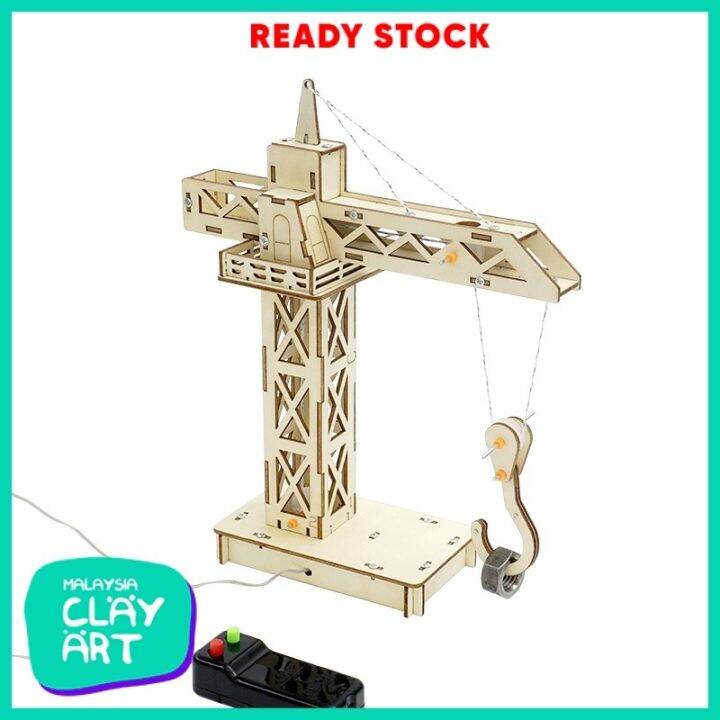 Tower Crane DIY Puzzle Pack STEM Toy | Science Education Set with ...