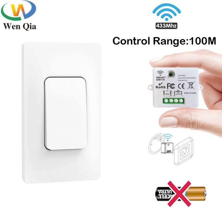 [Hot K] Wireless Self Powered Light Switch No Need Battery Water Proof ...