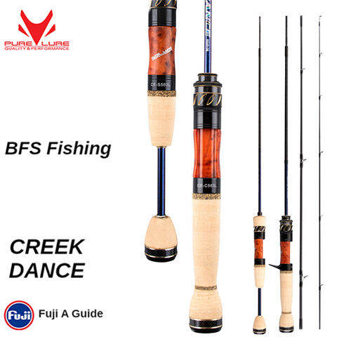 PURELURE CREEK DANCE Trout Rod BFS Fishing UL L Casting Spinning FUJI ...