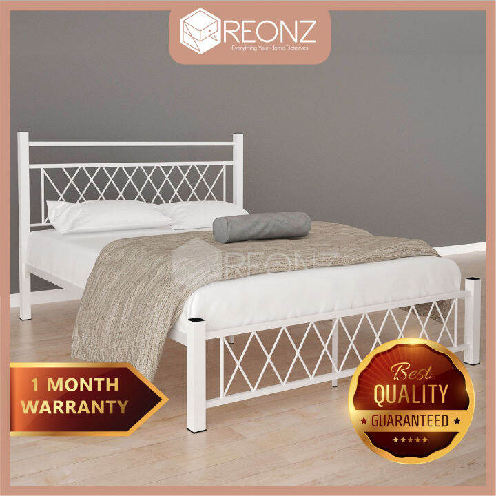 REONZ QUEEN SIZE BEDFRAME SERIES Super Base Queen Size Metal Bed frame queen size bed frame ...