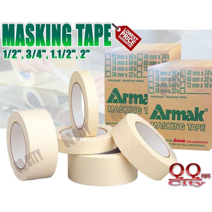Ang mainit na benta ☂Armak, Paramount, Hawk Masking Tape 12, 34, 1.12 ...