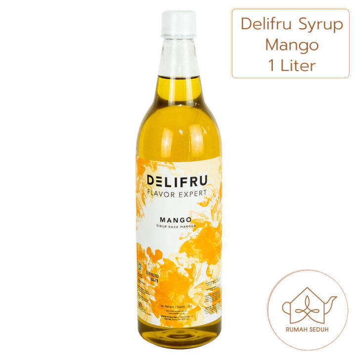 Delifru Mango Syrup 1L - Sirup Buah Mangga 1000mL | Lazada Indonesia
