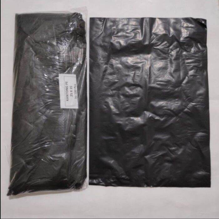 HD Plastik Packing Hitam Tebal uk. 25x35 Plastik Packing Tanpa Plong(L ...
