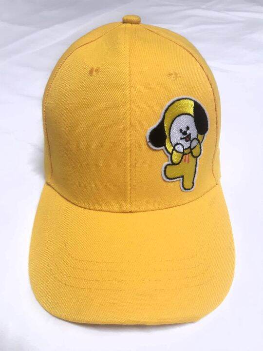 BTS - BT21 BULL CAPS - 1 Bull Cap with Convenient & Easy Velcro ...