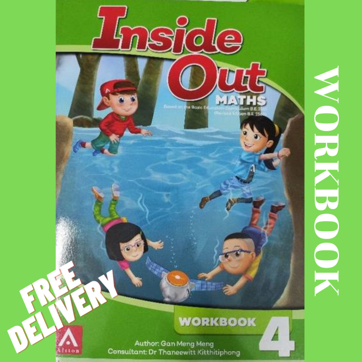 หนังสือแบบเรียนภาษาอังกฤษ Inside Out Maths Workbook 4 [FREE DELIVERY ...