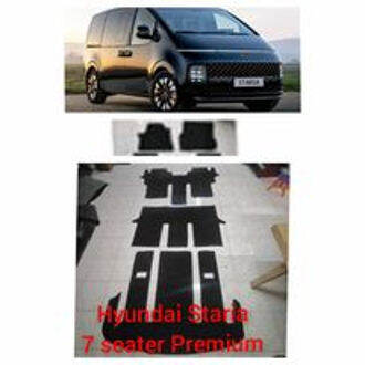 Hyundai Staria 7-seater Premium nomad rubber car mat with piping Staria ...