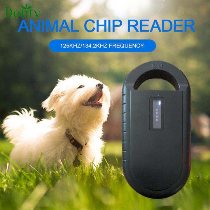 Dolity Portable Pet ID Reader RFID Emid USB Pet Tag Scanner Pet ...
