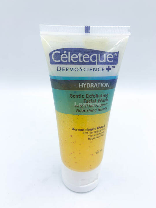 Celeteque Hydration Gentle Exfoliating Facial Wash with Dual Vitamin ...