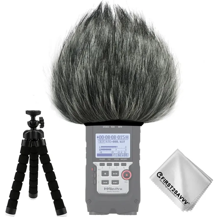 Outdoor Portable Digital Recorders Furry Microphone Mic Windscreen Wind ...