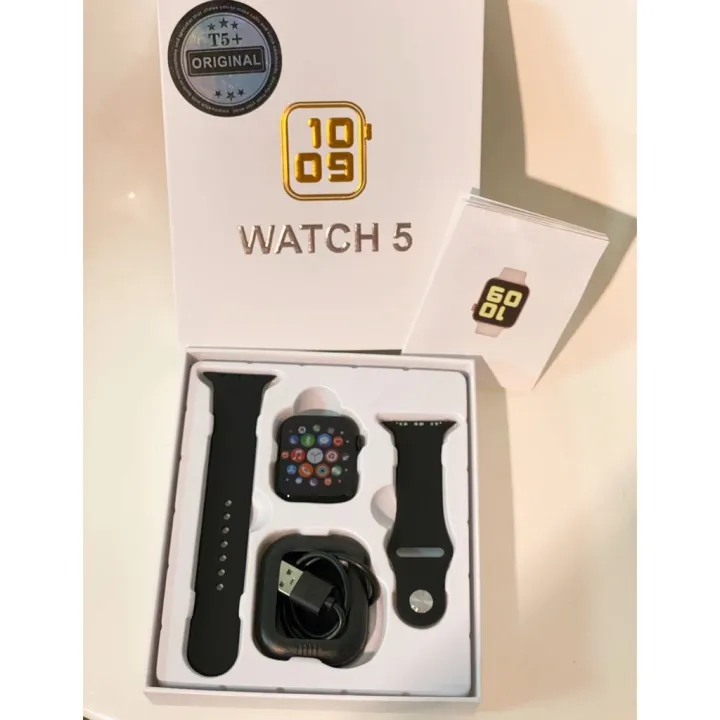 ใหม่กว่าT5+Smart Watch T5 plus T500 T5S นาฬิกาอัจฉริยะโทรได้ เมนูภาษา ...