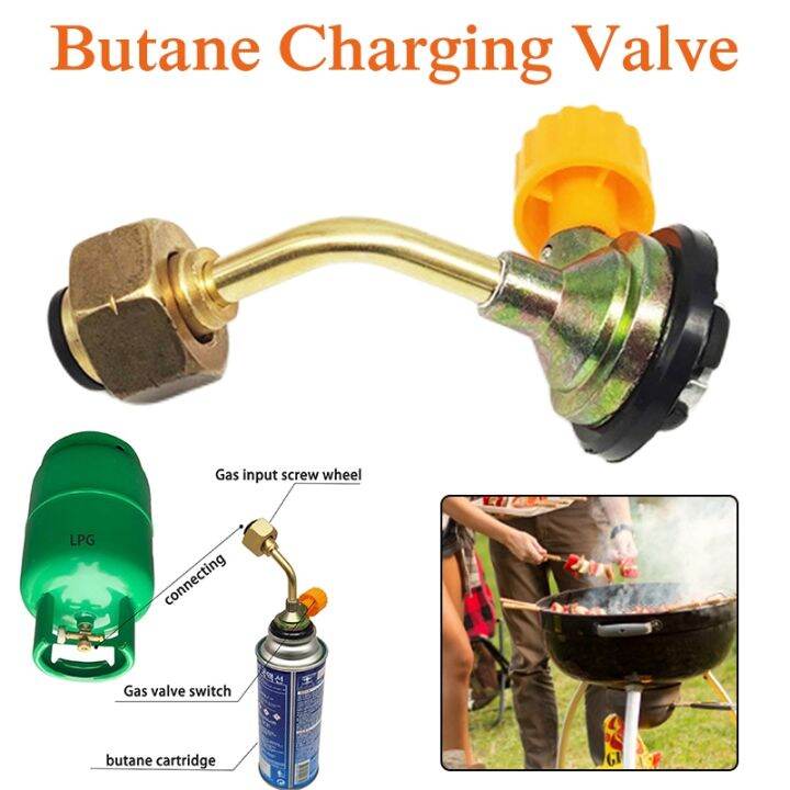 1pcs Outdoor Gas Tank Inflation Valve Cylinder Gas Inflate Kit Camping ...