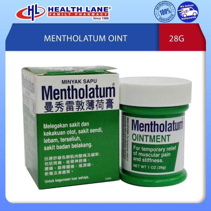 MENTHOLATUM OINT 28G | Lazada