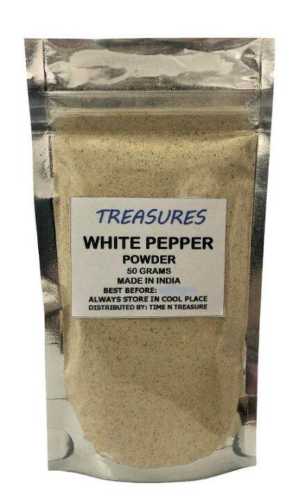 Treasures White Pepper Powder - Safed Mirchi - 100% Pure From India ...