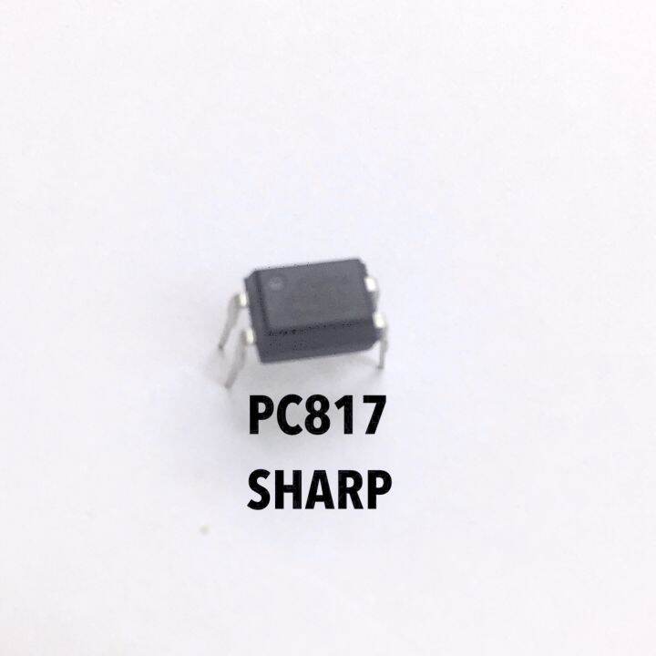 PC817C 1 Channel Optocoupler transistor outputs ctr 200%-400% 50mA SHARP เอาท์พุต ...