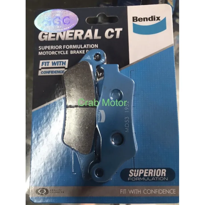 BENDIX MD53 Front Brake Pad Raider 150 Fi - Gixxer 150 - GSX 150 - CB ...
