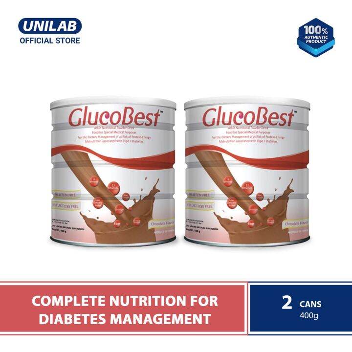 Glucobest Chocolate 400g X 2 CANS | Lazada PH