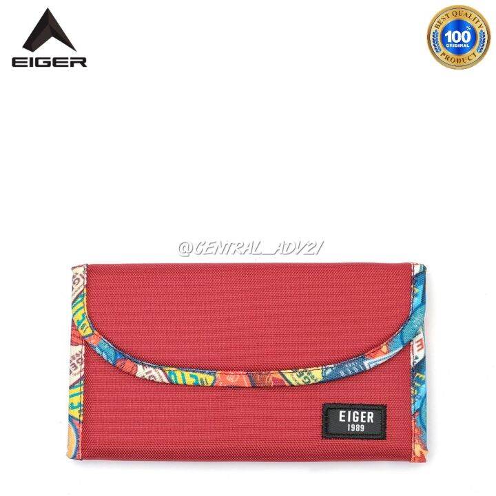 EIGER FLECKEN LONG WALLET WS|MAROON|6601|DOMPET WANITA | Lazada Indonesia