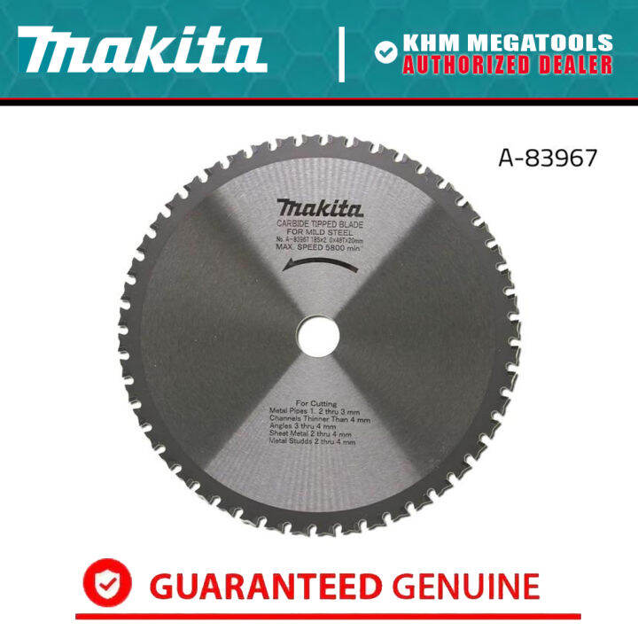 Makita TCT Circular Saw Blades Thin Mild Steel A-83967 7-1/4" x 48T ...