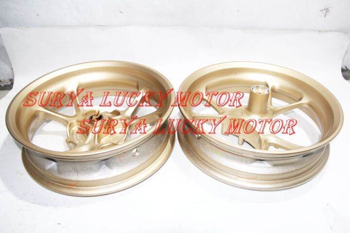 Velg vleg Pelek Depan Belakang Cast Wheel Yamaha New Nmax 155 gold ori ...