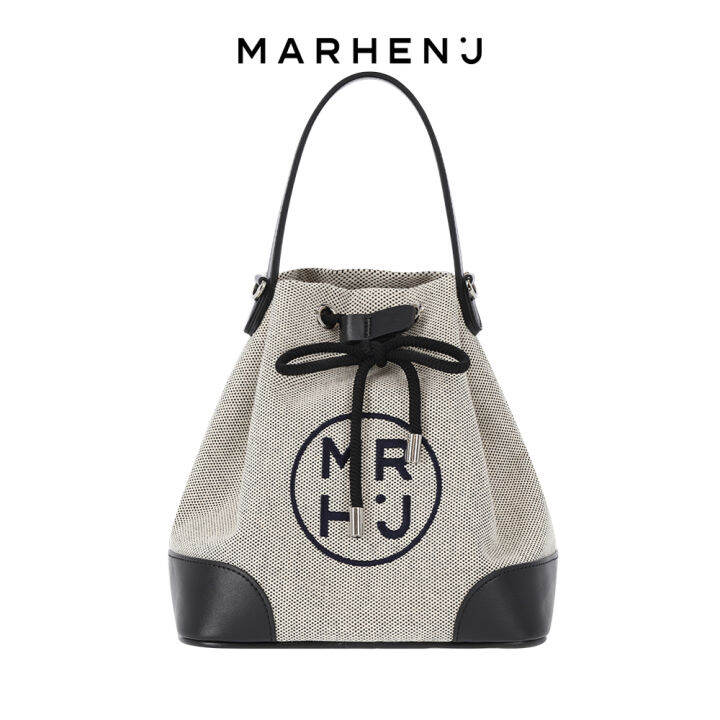 MARHEN.J Noah Bag [Canvas, Apple Leather] | Lazada PH