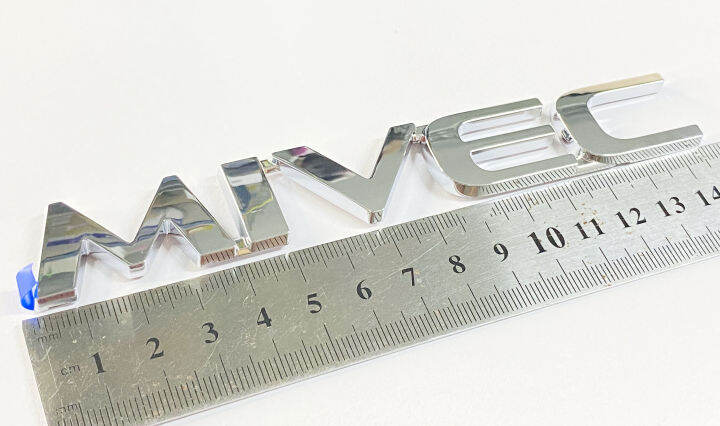 logo MIVEC แท้ เบิกห้าง ดิลเลอร์ โลโก้ MIVEC ชุปโครเมี่ยม ของแท้ ...