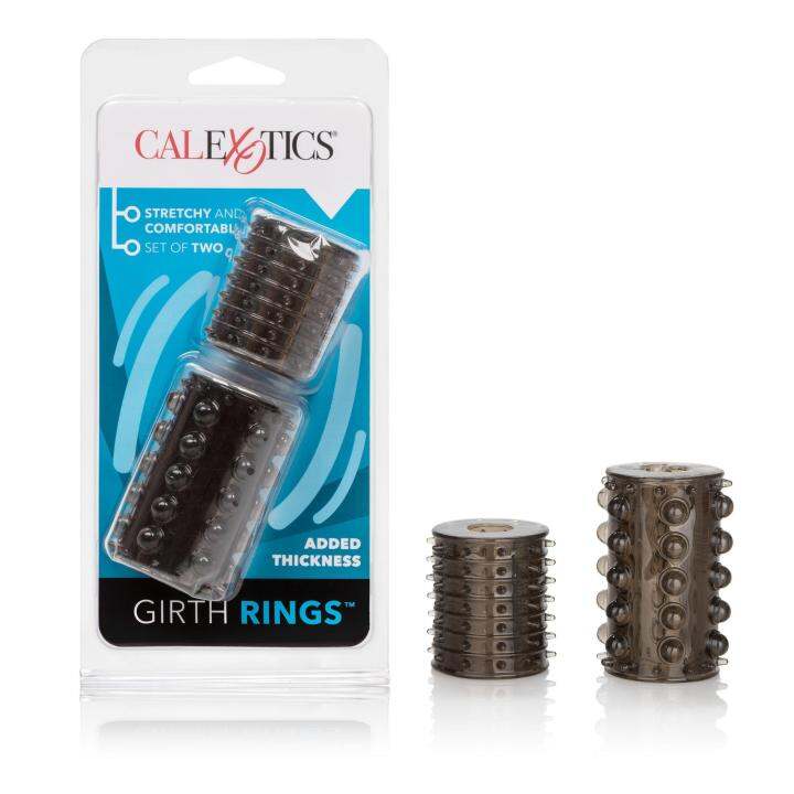 California Exotics - Girth Rings Cock Sleeves (Black) - Cock Sleeves ...