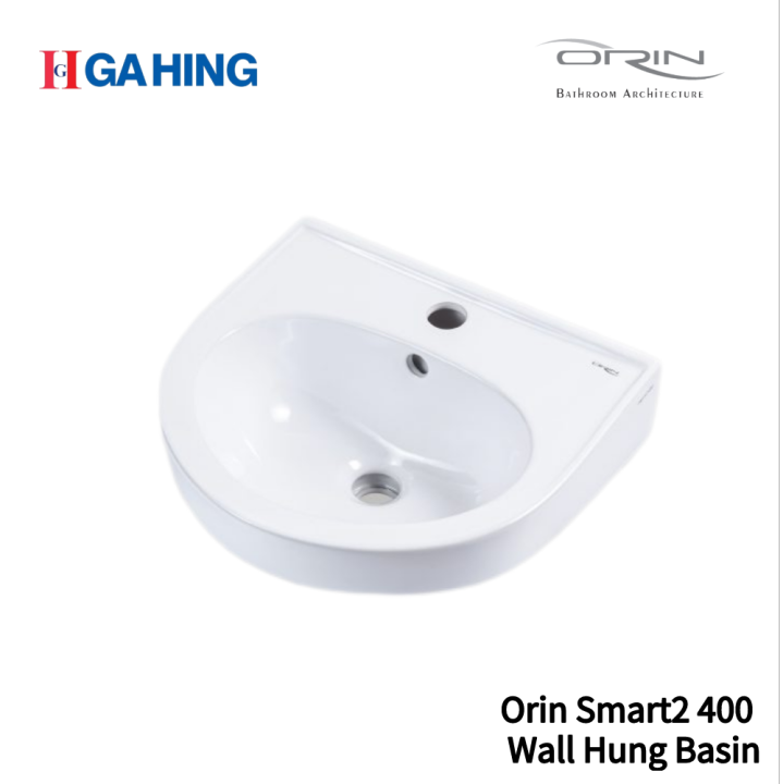 Orin Smart2 400 Wall Hung Basin / Sinki Tandas / Ga Hing / Gahing | Lazada