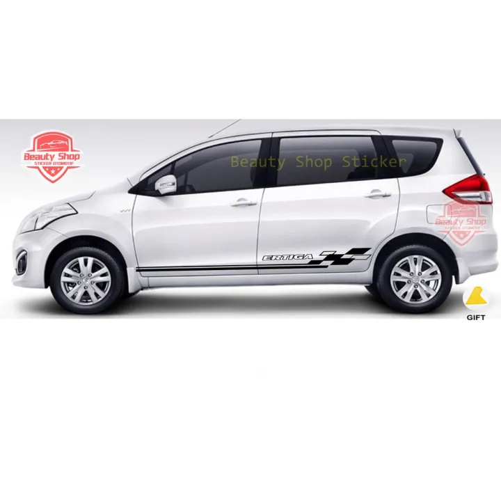sticker cutting mobil ertiga stiker suzuki ertiga side body minimalist ...