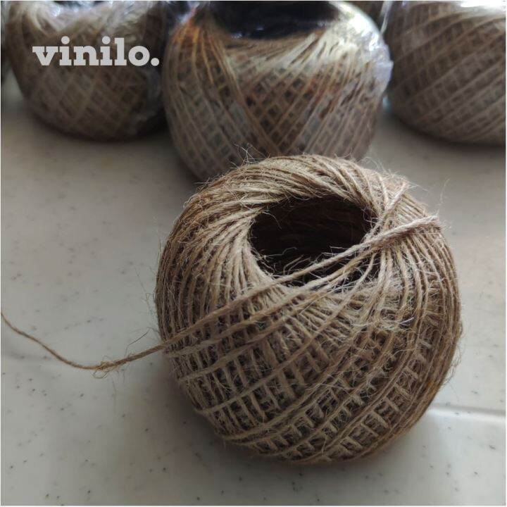 100 Meters Jute String 1 PLY, Thin Jute Twine, Packaging String ...