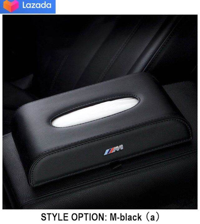 Bmw Premium Leather Car Tissue Box Suitable For Bmw F30 F20 F10 E34 E46 ...