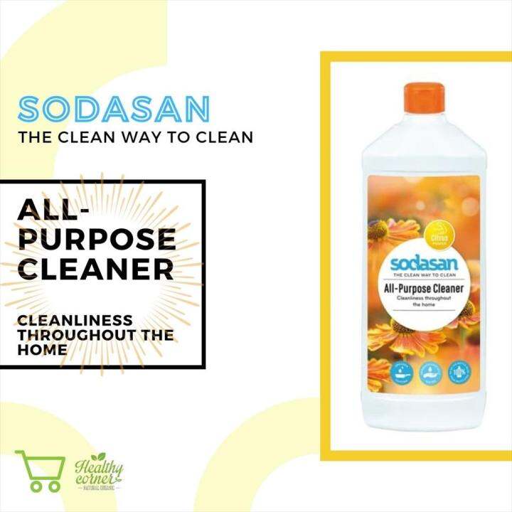 Sodasan - All Purpose Cleaner Pembersih serba guna Eco Friendly 1L | Lazada Indonesia