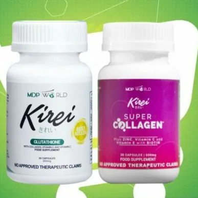 1 Kirei Super Collagen 30 capsules with Kirie Glutathione 30 capslues /Skin Nourishment Healthy ...