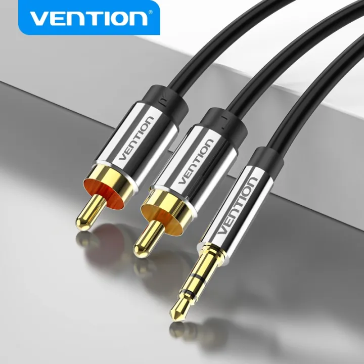 Vention Audio Cable RCA Jack 3.5 Y Splitter HiFi Stereo 2RCA to 3.5mm RCA Cable Aux for ...