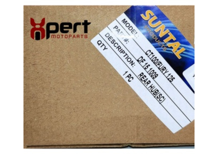 Original Suntal Rear Hub for CT100/FURY 125 DF 15 1009 | Lazada PH