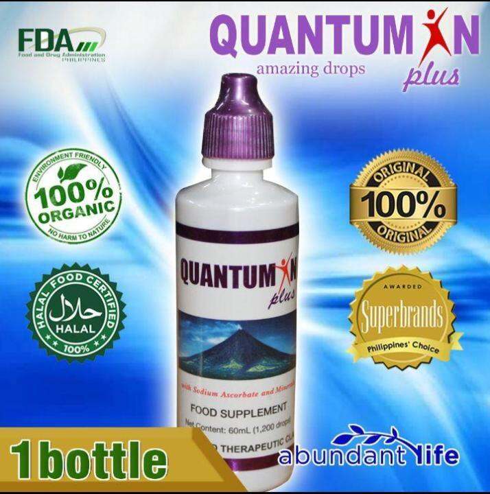 1 BOTTLE QUANTUMIN PLUS 60ml 1200 DROPS AUTHENTIC SOLD BY ABUNDANT LIFE ...