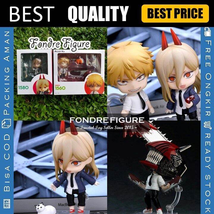 NENDOROID POWER 1580 CHAINSAW MAN DENJI 1560 NENDO CHAIN SAW ACTION ...