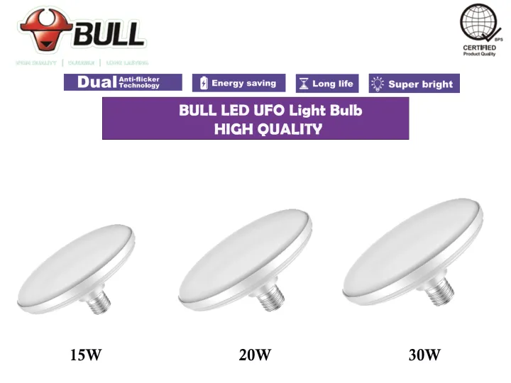 BULL LED UFO Light Bulb | Lazada PH