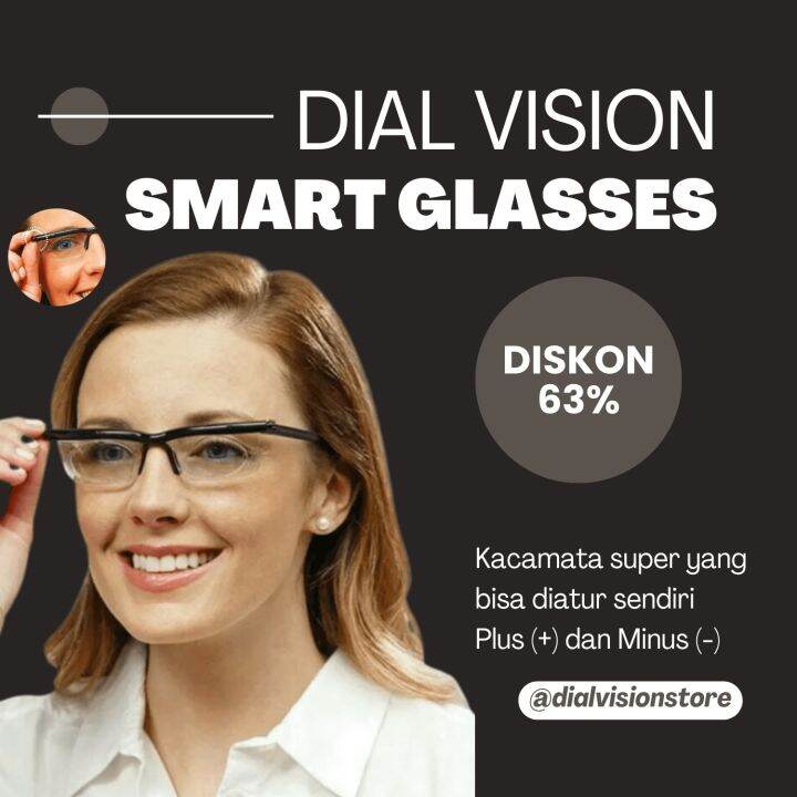 Dial Vision Smart Glasses | Lazada Indonesia