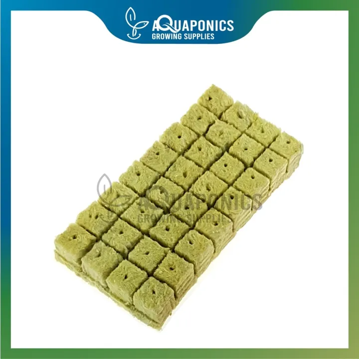 Rockwool 100 Cubes Pack Hydroponics Aquaponics Seed Germination Rock ...