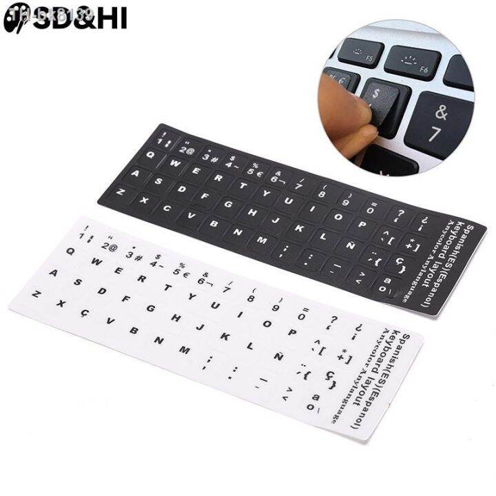 Keyboard Layout Stickers Button Letters Alphabet Laptop Computer ...