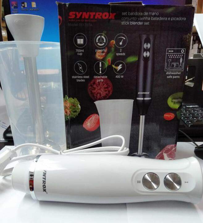 Alat blender tangan hand blender syntrox multi fungsi Plus Gelas ...